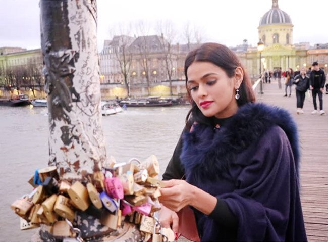 Sonyaa Ayodhya Looks Stunning While She Enjoys Her Honeymoon