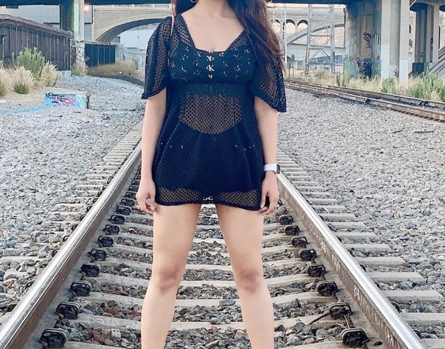 Soundarya Sharma is blessed with a perfect figure