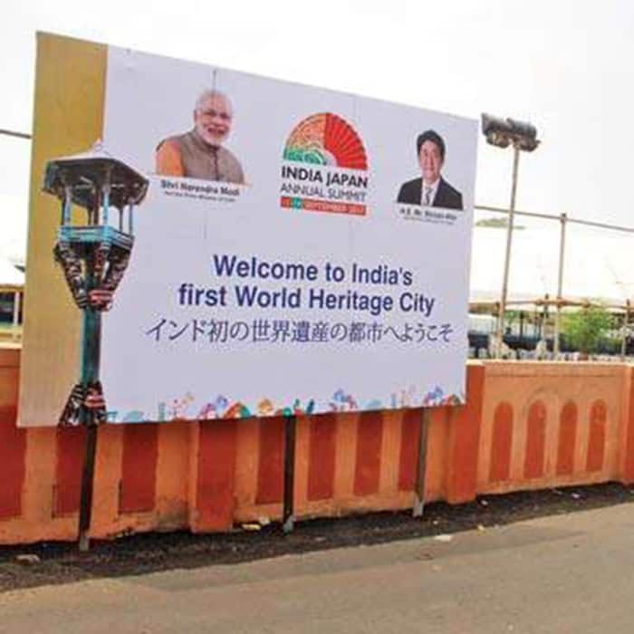 IN PICS: Grand preparations for hosting Japanese Prime Minister Shinzo ...