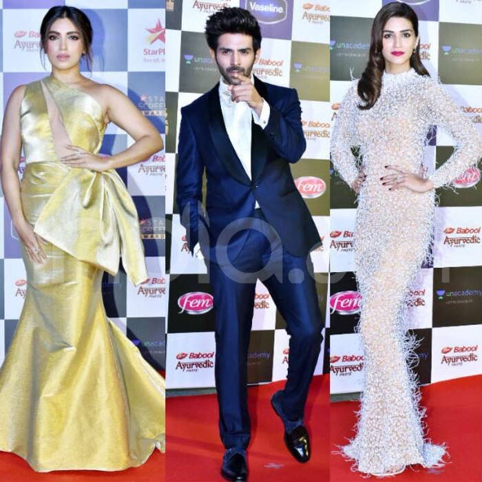 Star Screen Awards 2019 Red Carpet: Kartik Aaryan, Kriti Sanon, Ananya ...