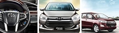 Toyota Innova Crysta features 7 inch touch screen infotainment system