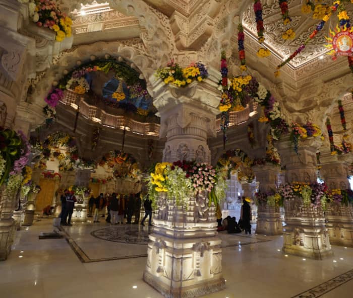 Stunning Pictures of Ram Mandir Released Ahead of Pran Pratishtha