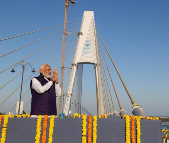 In Pics: PM Modi inaugurates Sudarshan Setu, India's Longest Cable ...