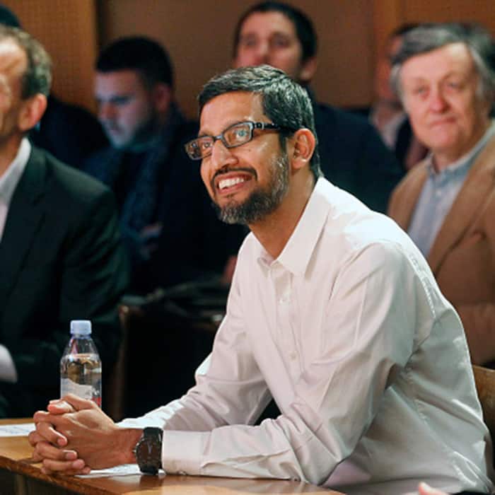 Google CEO Sundar Pichai visited Paris for Sciences Po students meeting