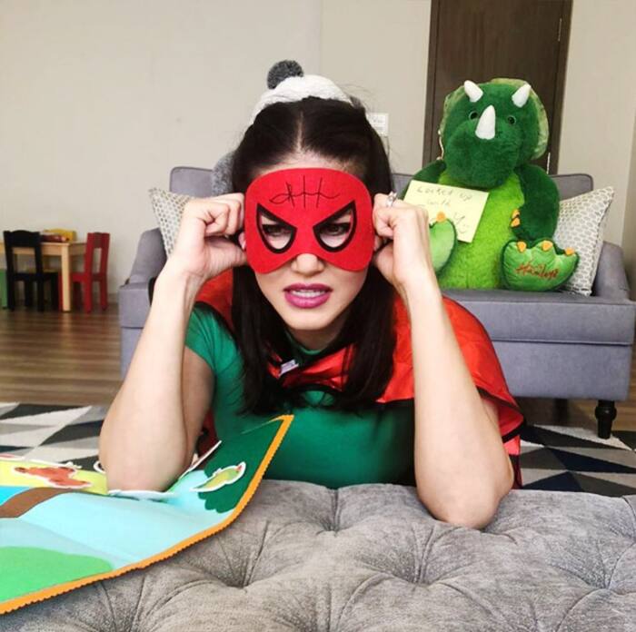 Sunny Leone Invents Innovative Masks, See Viral Photos