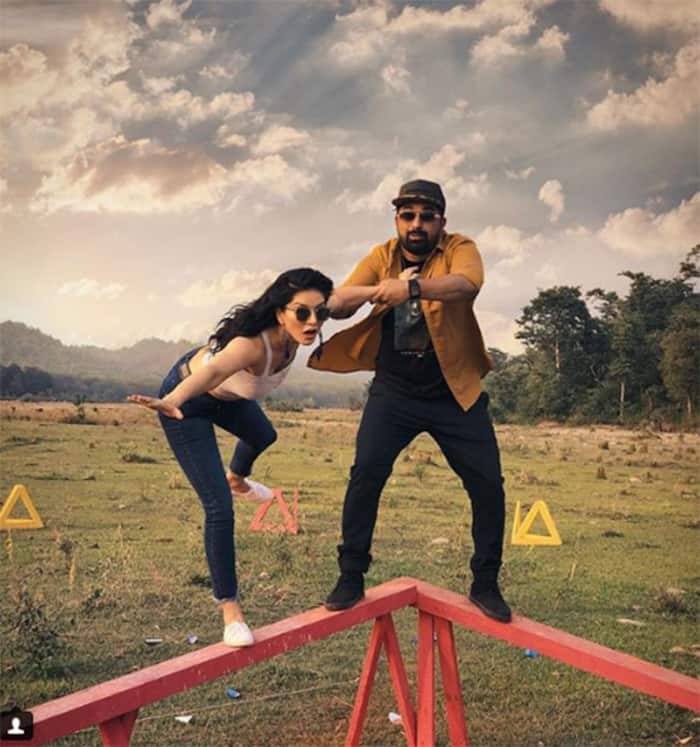 Sunny Leone And Rannvijay Singha's Fun Moment on The Sets of Splitsvilla 11