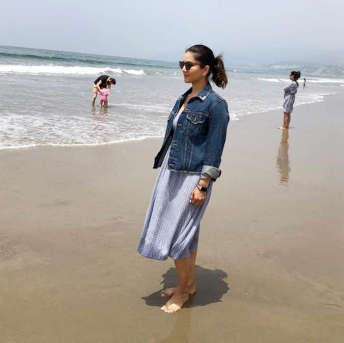 Sunny Leone Looks Bold And Beautiful in Her Beach Pictures From California