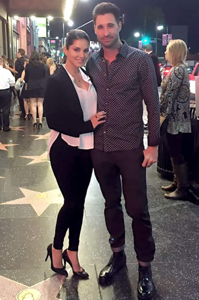 Sunny Leone and Daniel Weber look hot together