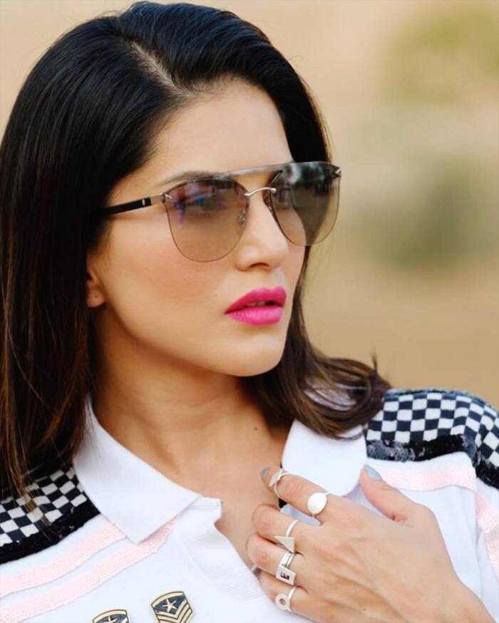 Sunny Leone is The 'Lady in Red' in Floral Dress, Pictures Will Make ...