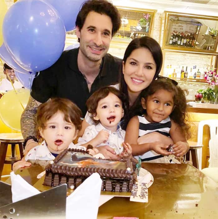 Sunny Leone’s birthday: Check adorable pictures of the actor with her ...