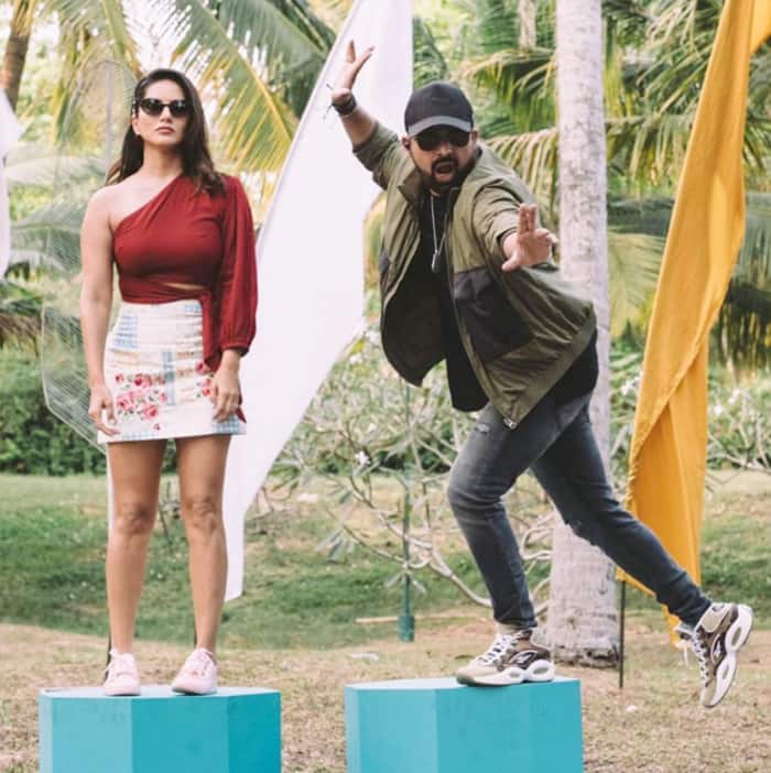 Sunny Leone's Cutest Pictures With Splitsvilla Host Rannvijay Singha go ...
