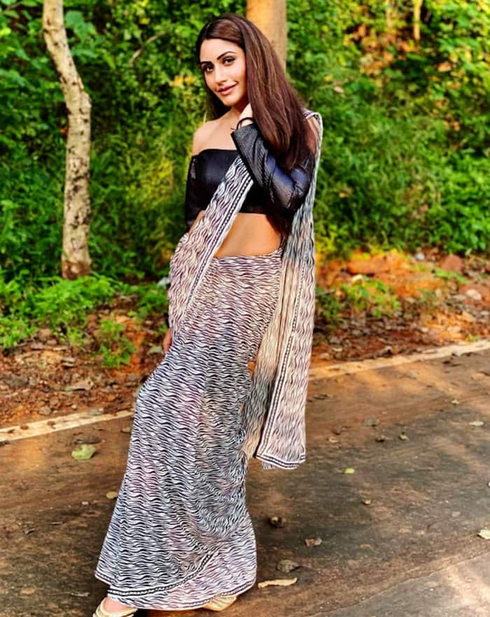 Surbhi Chandna completes her look with subtle makeup
