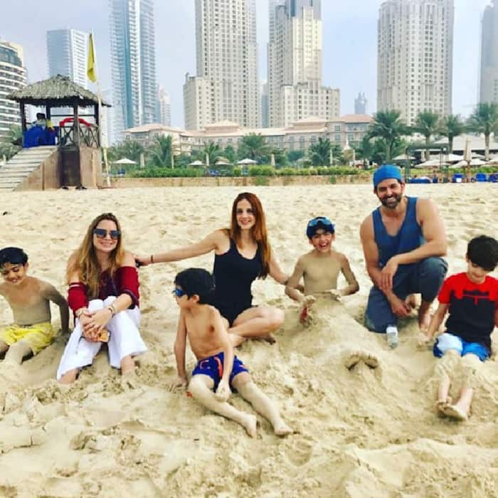 Hrithik Roshan is on a family vacation with Sussanne Khan and sons ...