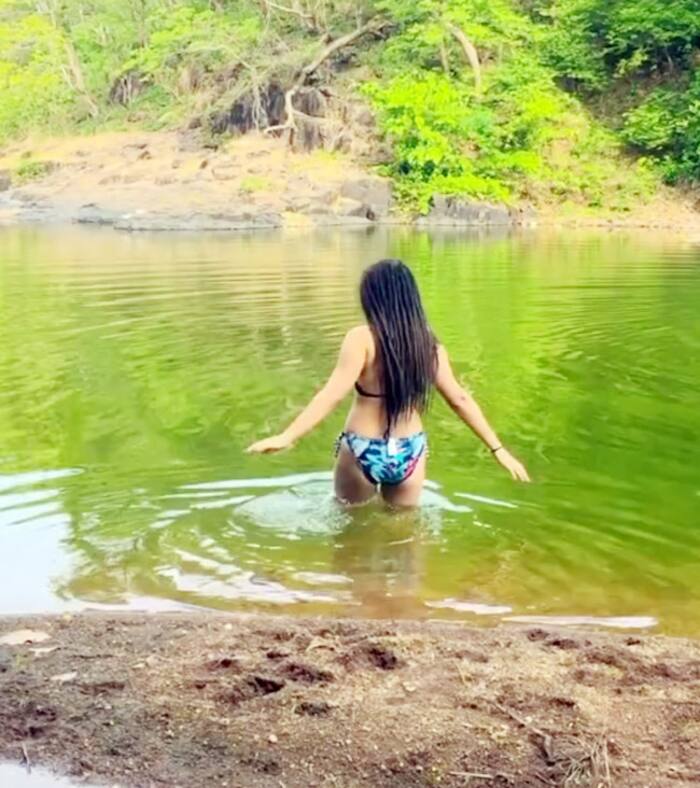 Nidhi Bhanushali Looks Hot in Bikini