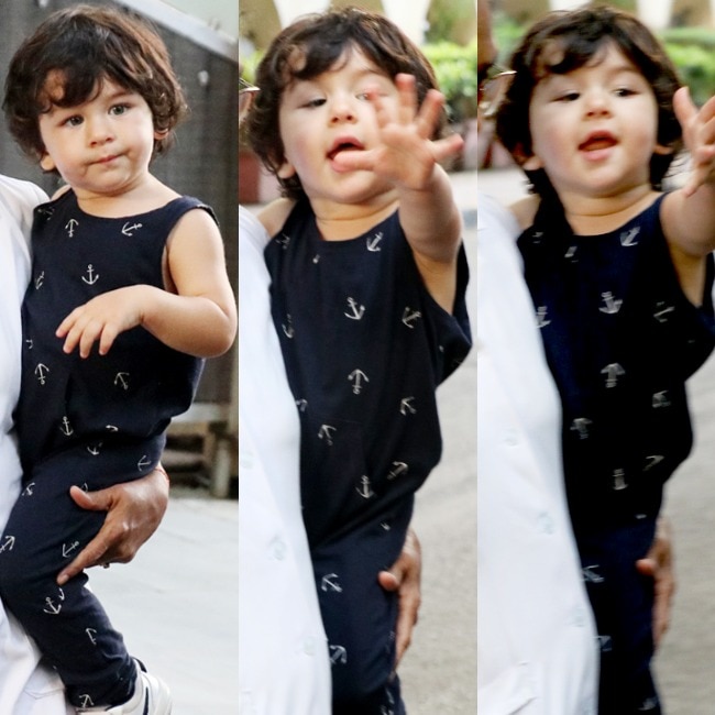Taimur Ali Khan's Latest Pictures Waving at The Paparazzi Will Leave ...