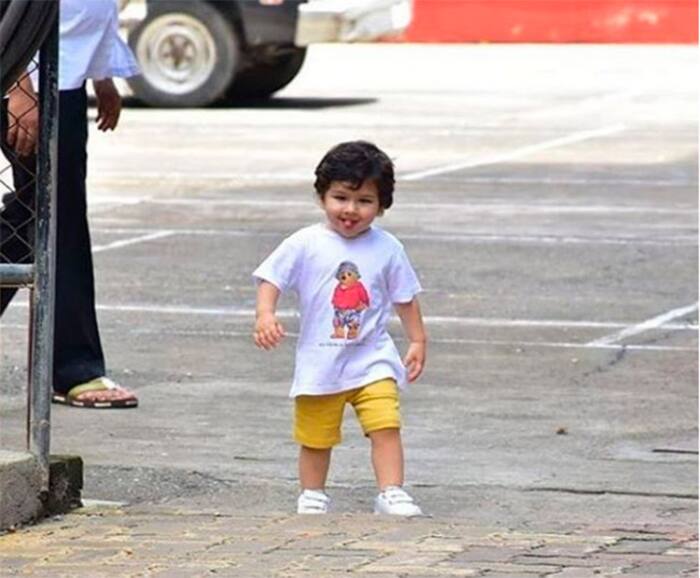 Taimur looked super cute in a traditional outfit