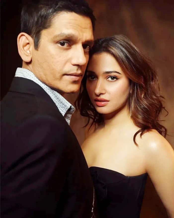 Tamannaah Bhatia-VIjay Varma Set Couple Goals as They Twin in Black, Pics