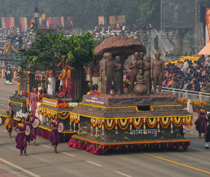 Tamil Nadu tableau on display