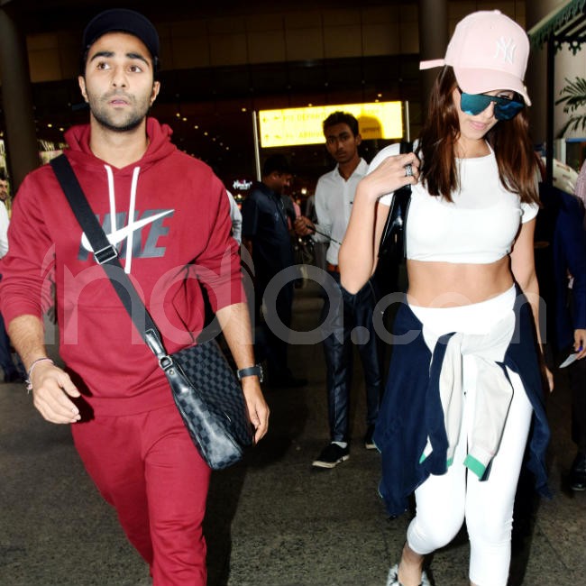 Tara and Aadar together at Malaika Arora's birthday party