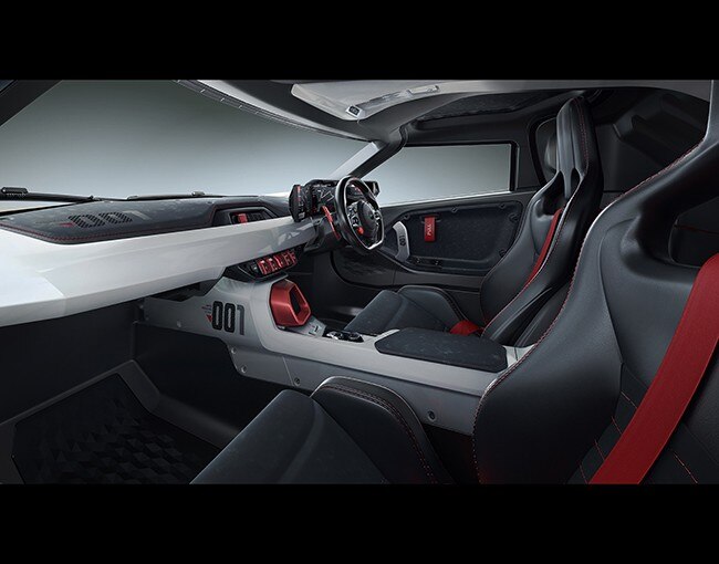 The cabin gives a cockpit inspired feel to the driver and the RACEMO ...