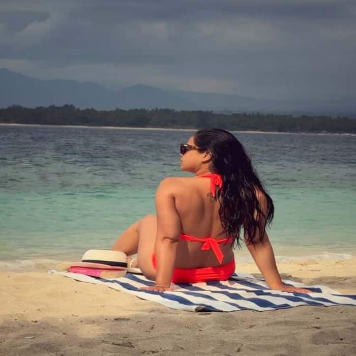 Sumona Flaunts Her Curves In Bikini Look