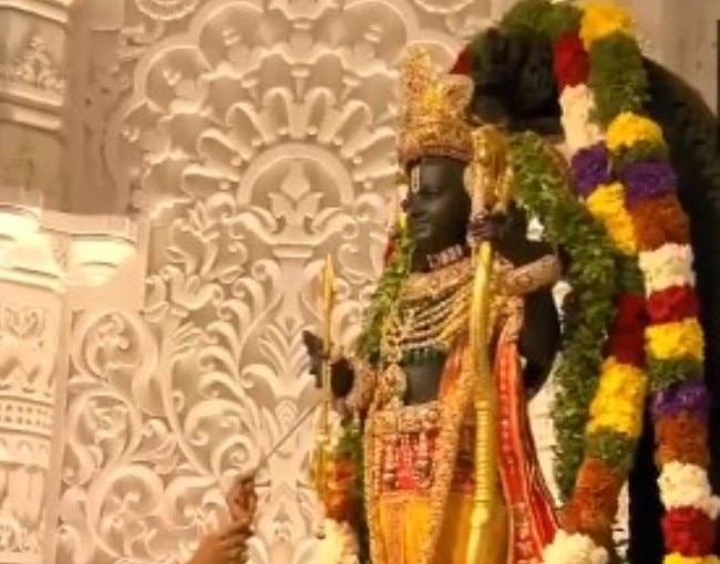 The idol of Ram Lalla unveiled