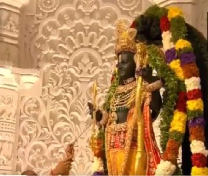 The idol of Ram Lalla unveiled