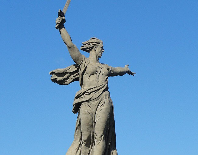 The Motherland Calls is 279 foot statue in Russia