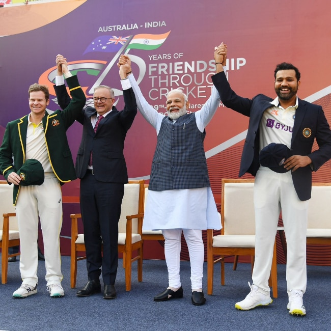 PM Modi, Australian PM Anthony Albanese's Day Out At Ahmedabad Stadium | In Pics