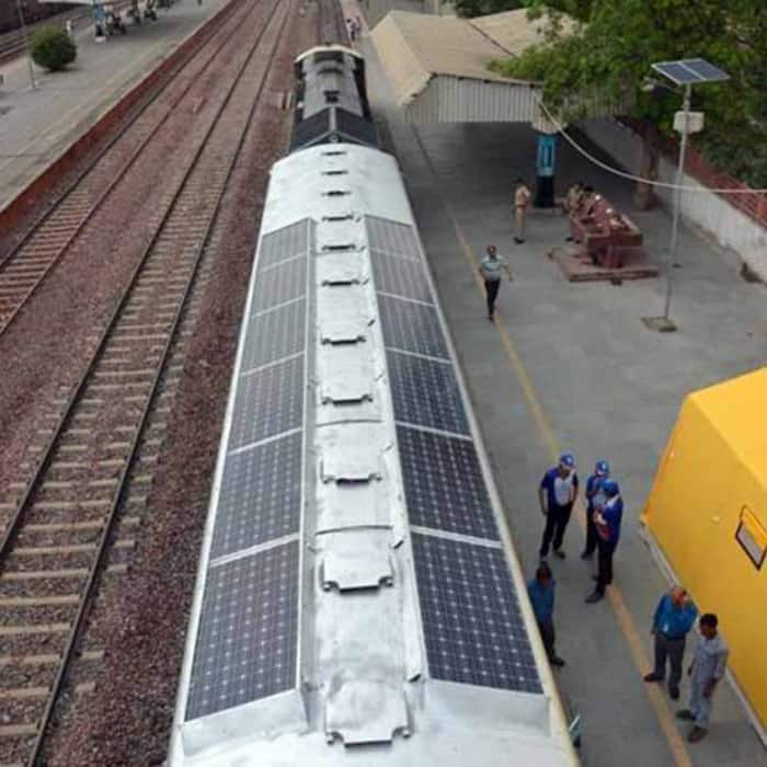 Know more about India’s First Solar Paneled Train