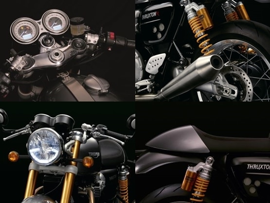 The Triumph Thruxton R is powered by an all new 1200cc 8 valve ...