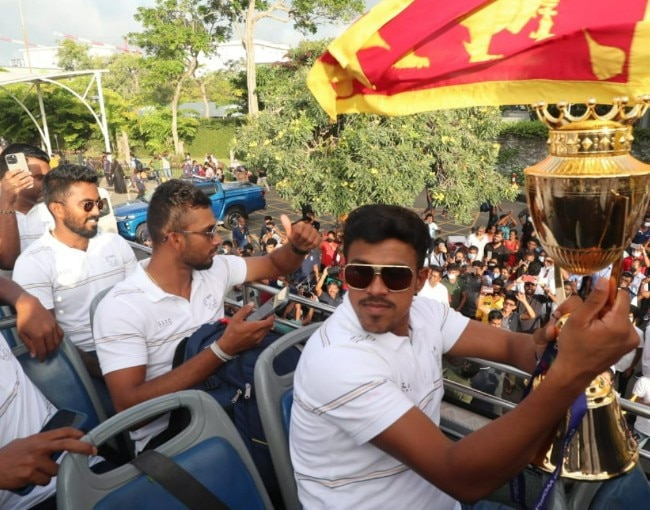 IN Pics| Sri Lanka Cricket Team Asia Cup 2022 Victory Parade