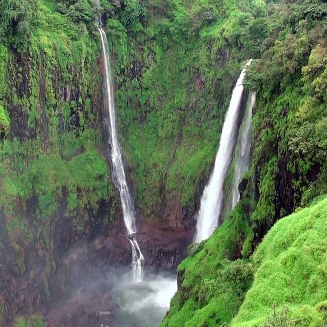 Barkana Falls in Shimoga district of Karnataka, India