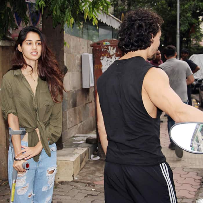 Tiger Shroff spotted at Indigo with Disha Patani