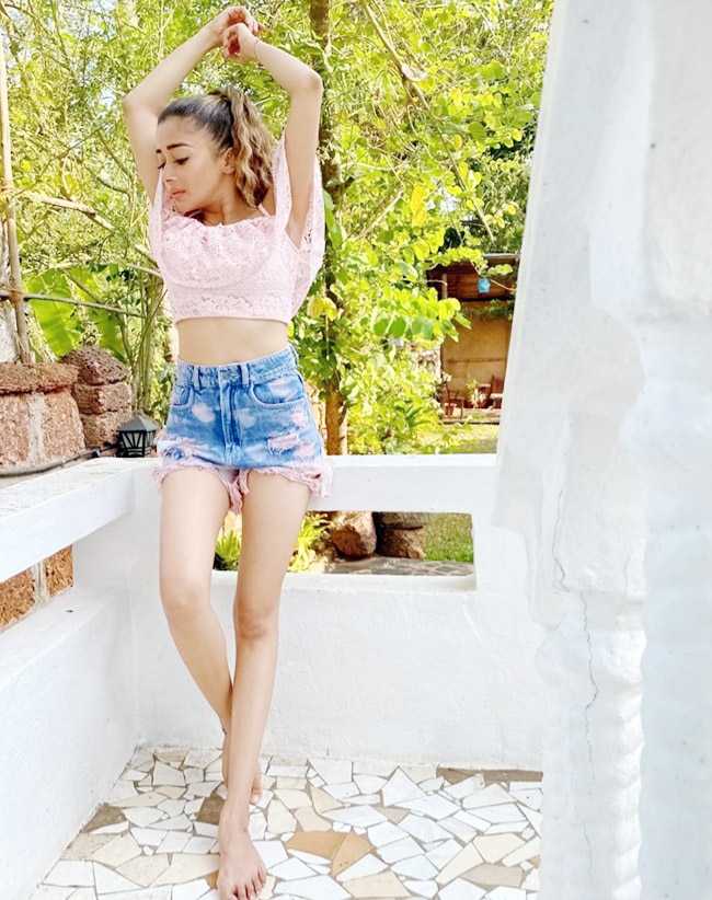 Tina Datta's bold pose