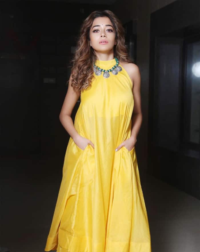 TV Actor Tina Datta Stuns in a Yellow Indian Suit, Pics Will Wash Away ...