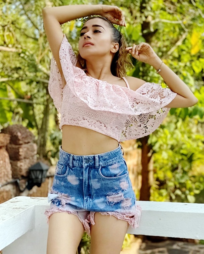 Tina Datta's bold pose