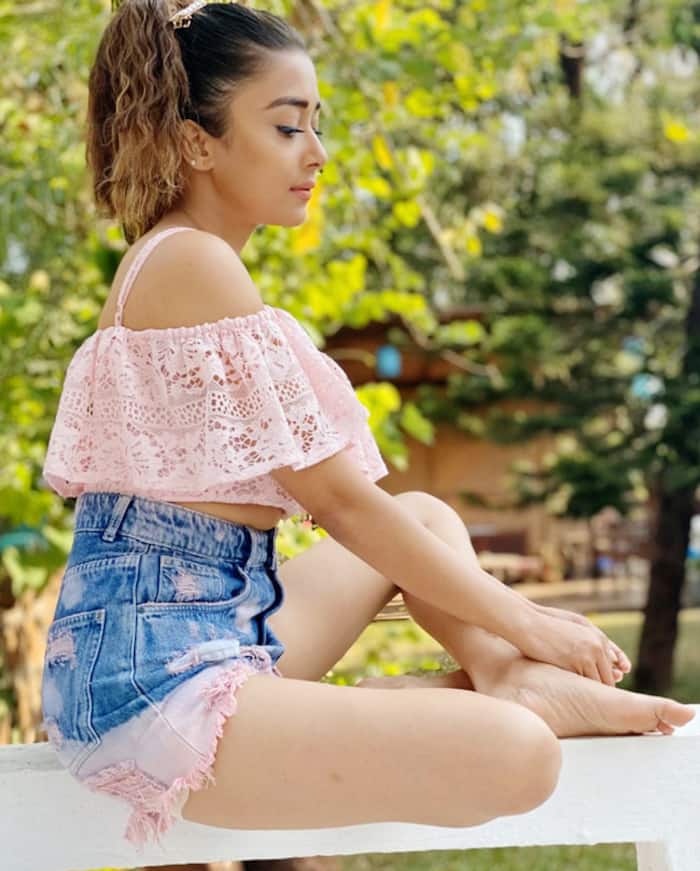 Tina Datta's raw look