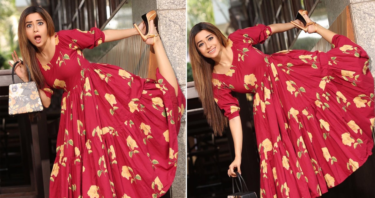 Tinaa Dattaa's Mesmerising Pictures in Long Red Gown Will Leave You ...