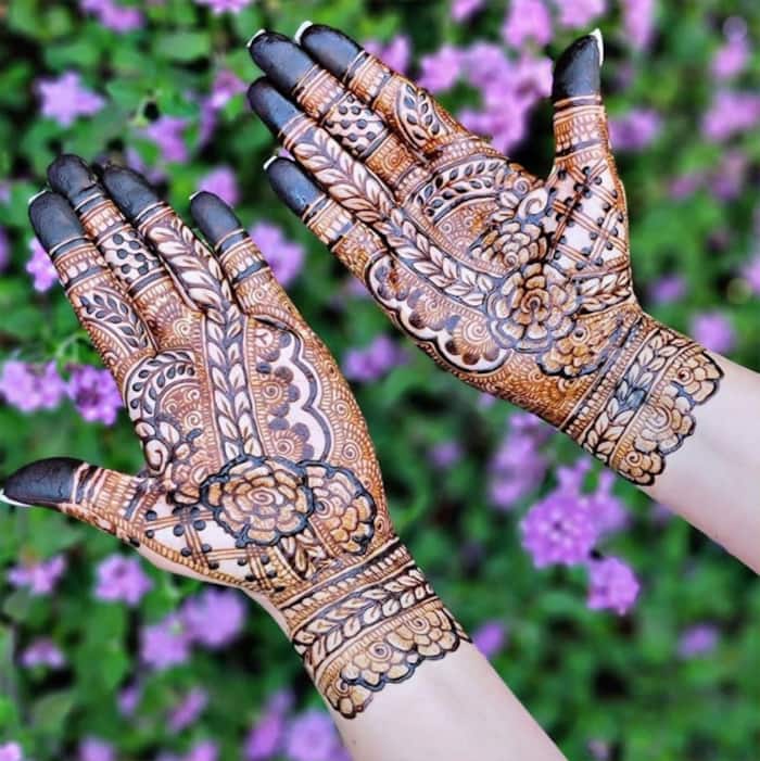 Teej Mehendi Design