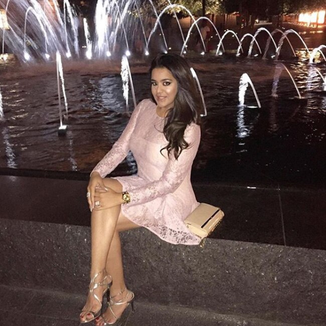 Trishala Dutt posing at her residence in NYC