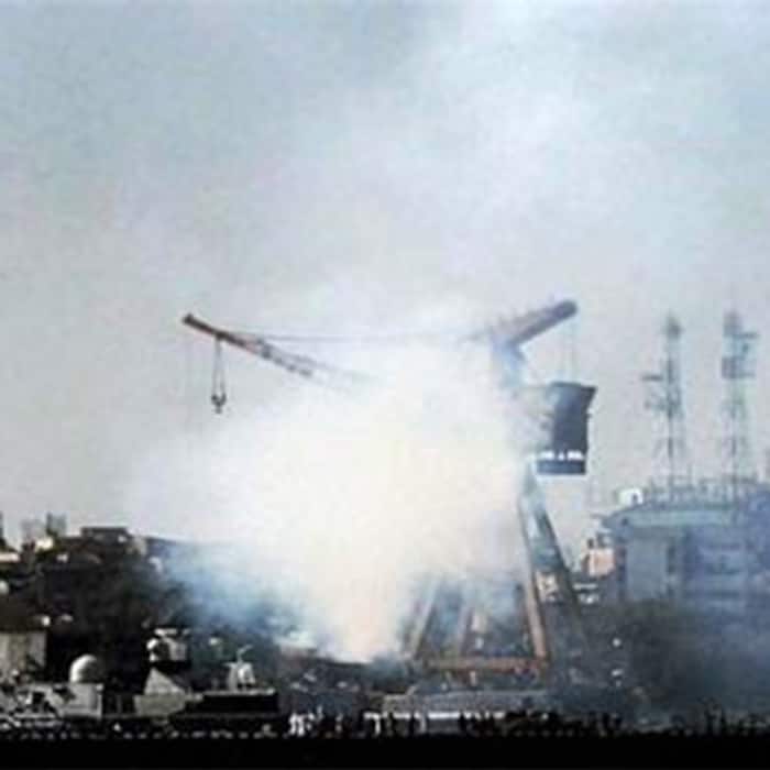 In pics: Two Indian Navy patrol boats sink after fire in Mumbai’s naval ...
