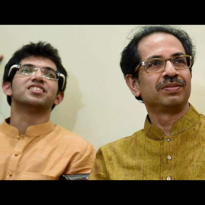 Uddhav Thackeray clicked with Bal Thackeray and Aditya Thackeray
