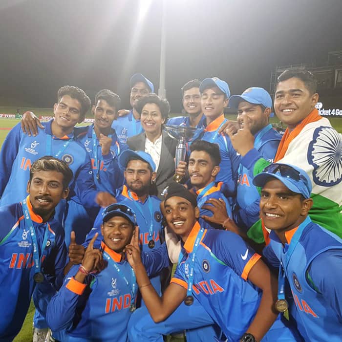 IN PICS: Winning moments of Indian team from Under 19 World Cup