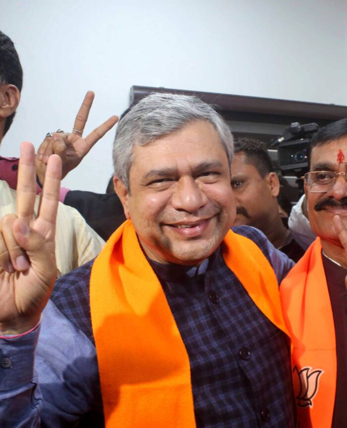 BJP Workers Celebrate As Party Heads For Victory In Three States