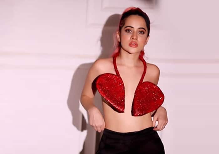 Urfi Javed Turns Red-Hot in Sizzling Bold Topless Video - See Viral Photos