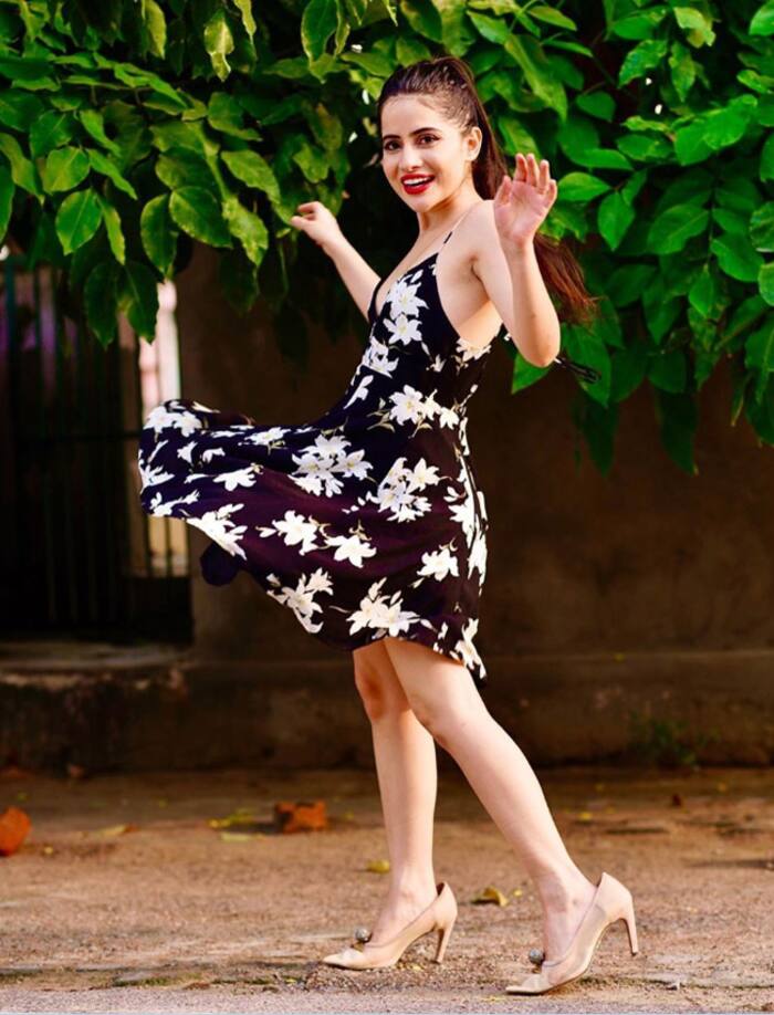 Urfi Javed in Breezy Floral Dress