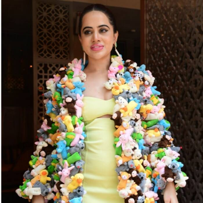 Urfi Javed looks her cutest in a teddy bear jacket
