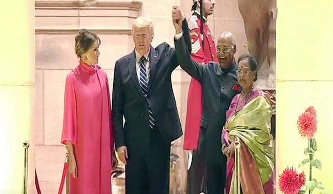 Melania Trump Looks Beautiful in White Shirt Dress