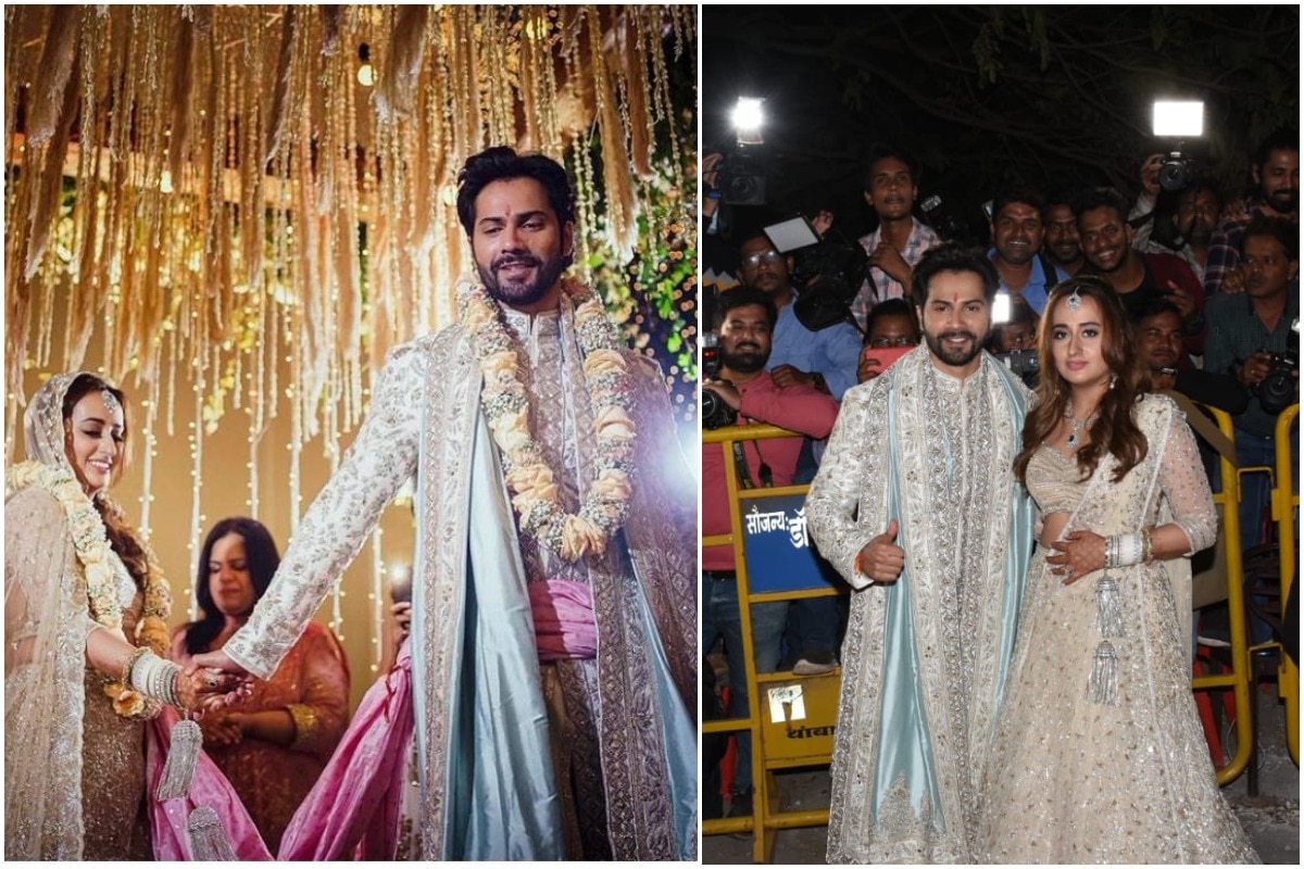 Varun Dhawan and Natasha Dalal tied the knot on Sunday in an intimate ...